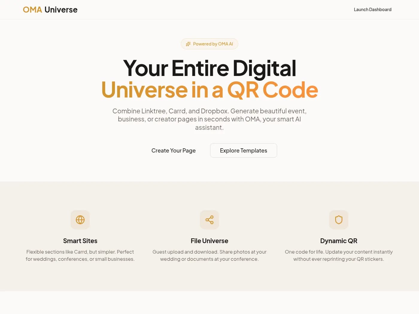 OMA QR Universe
