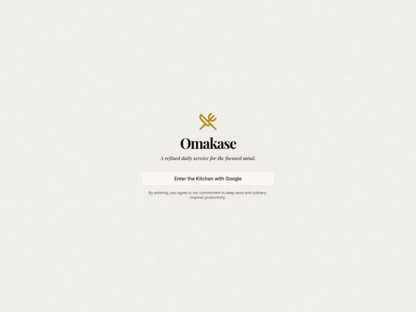 Omakase Productivity Suite