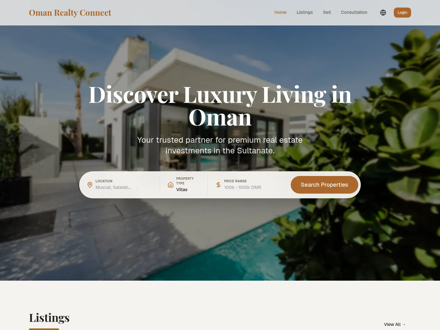 Oman Realty Connect