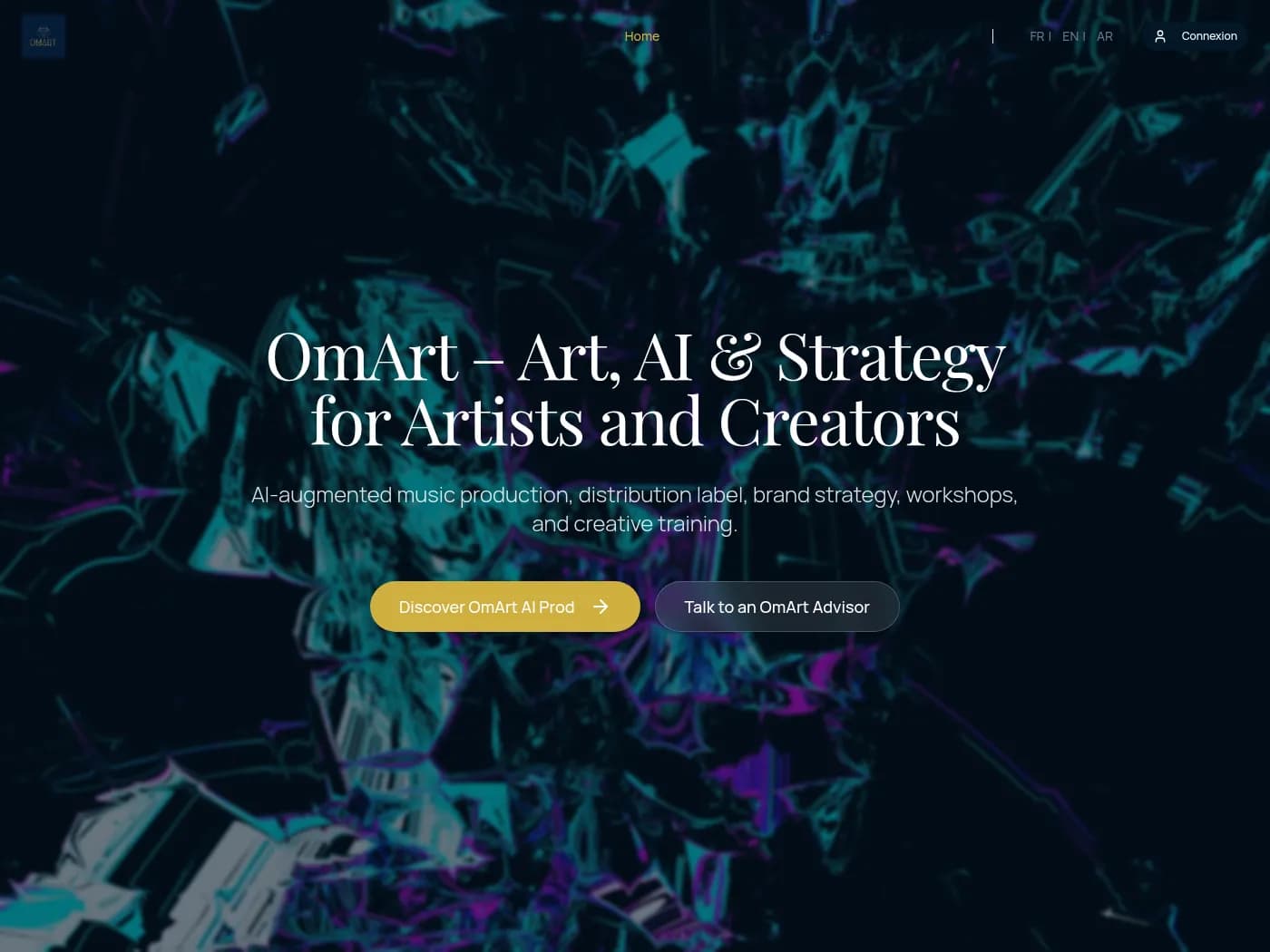 OmArt Creative Ecosystem Site