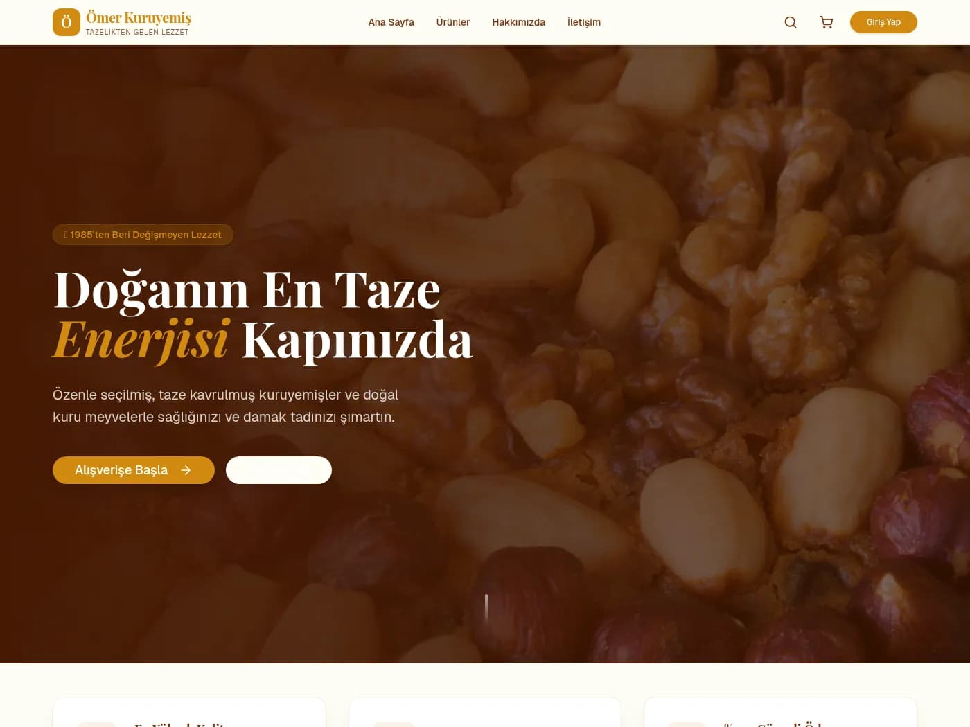 Ömer Kuruyemiş Web