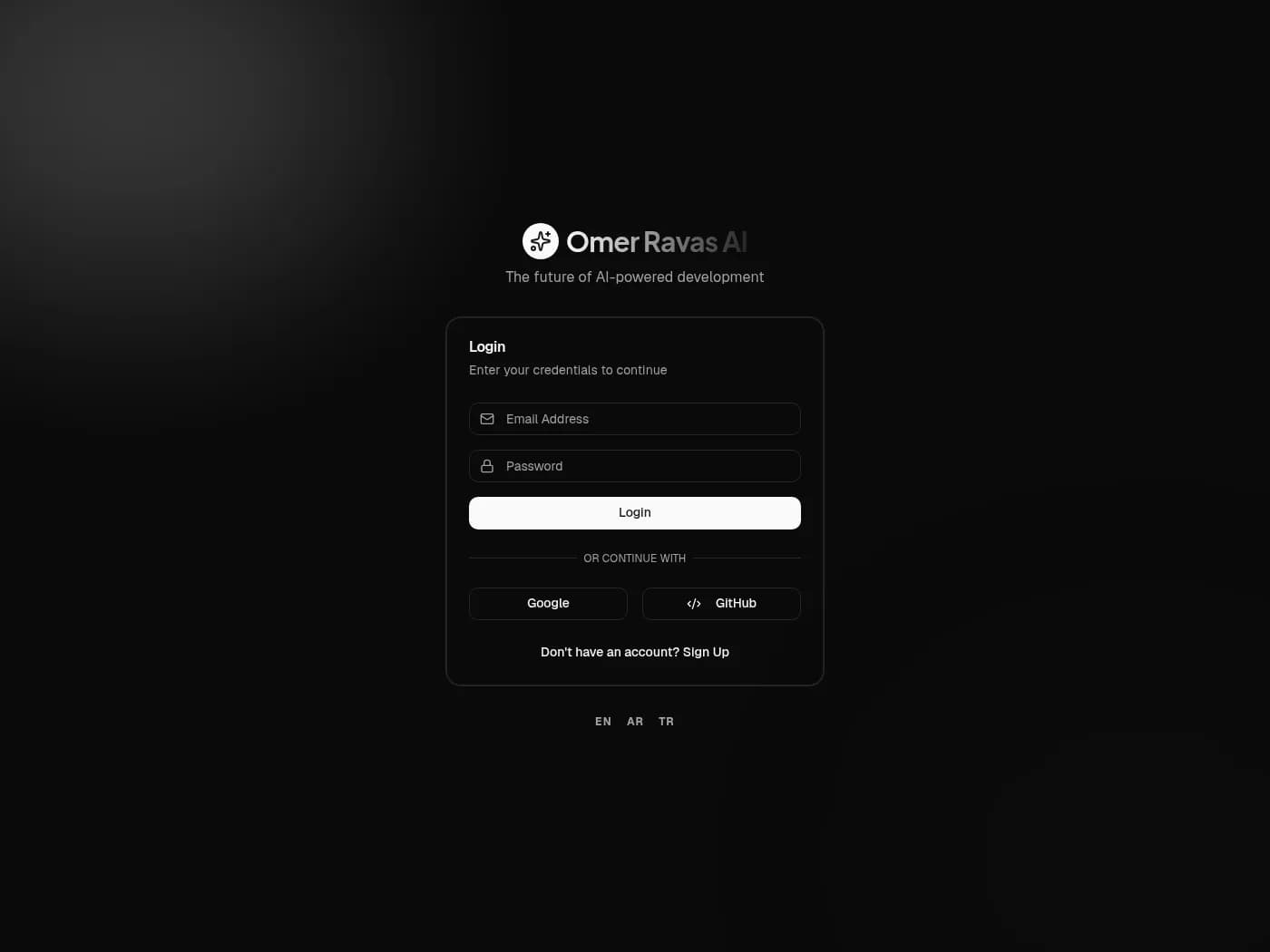Omer Ravas AI Platform