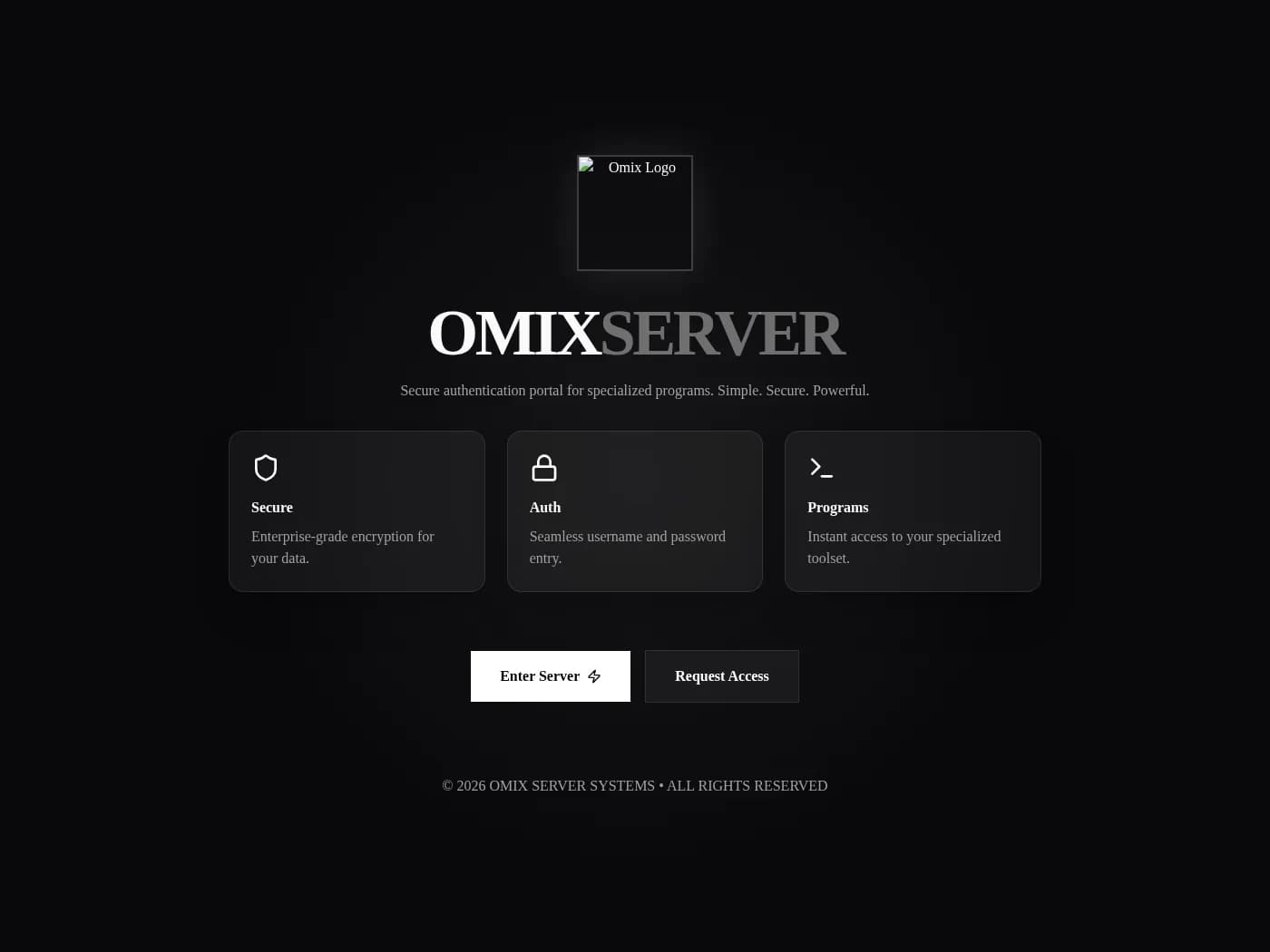 Omix Auth Server