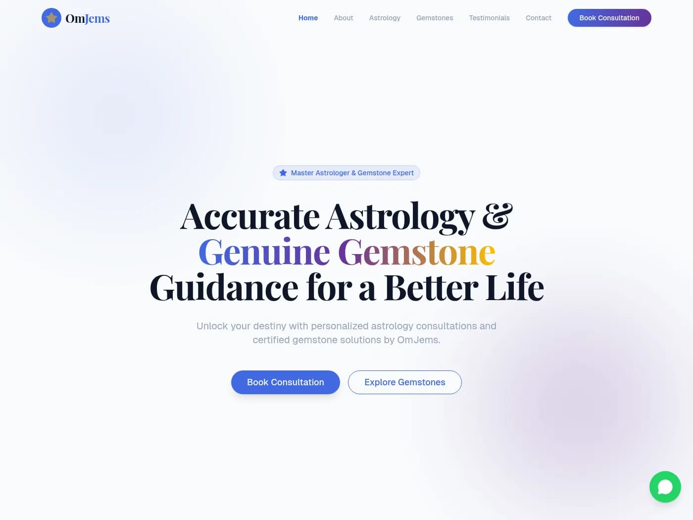 OmJems Astrology Web