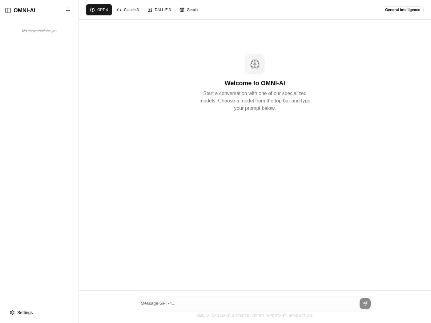 OMNI-AI Hub