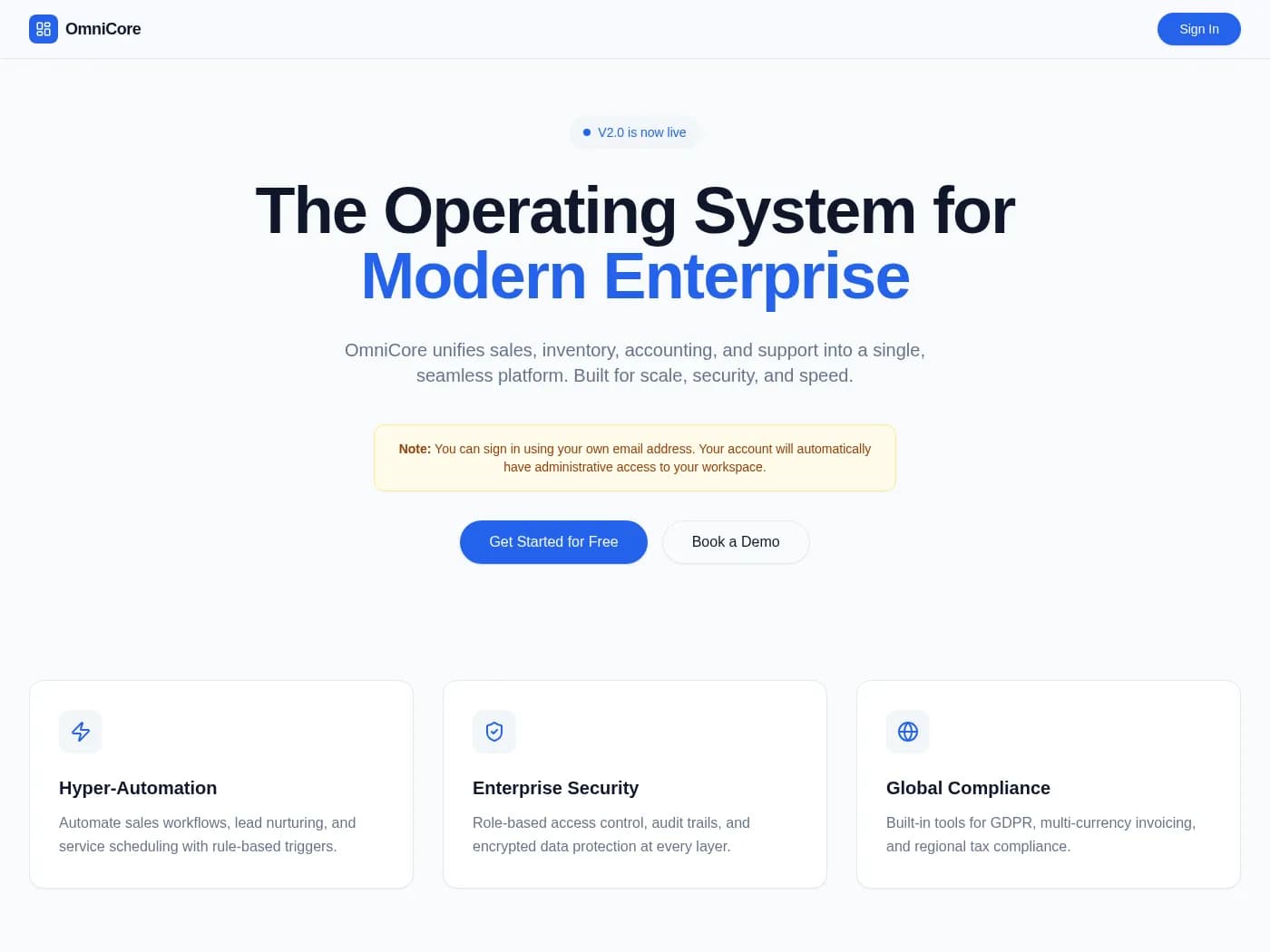 OmniCore CRM Suite