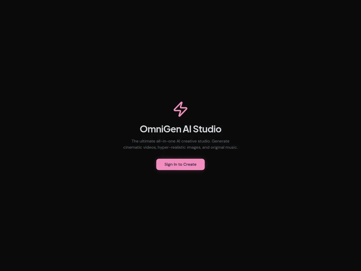 OmniGen AI Studio