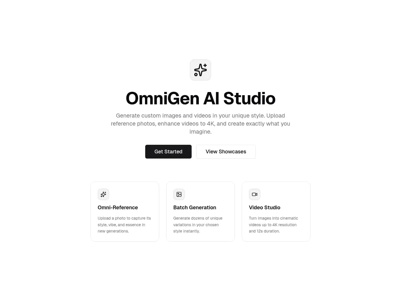 OmniGen AI Studio