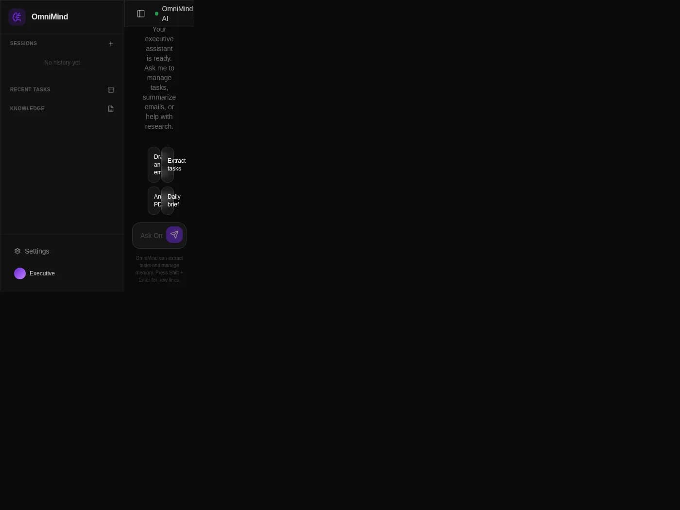 OmniMind AI Assistant