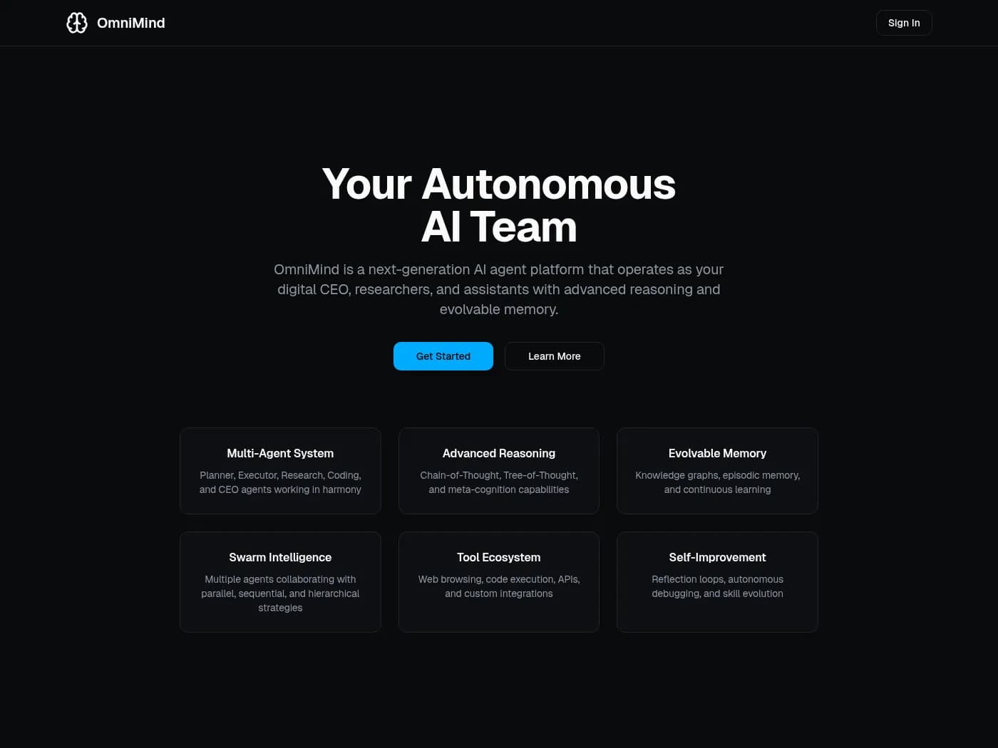 OmniMind AI Agent Platform