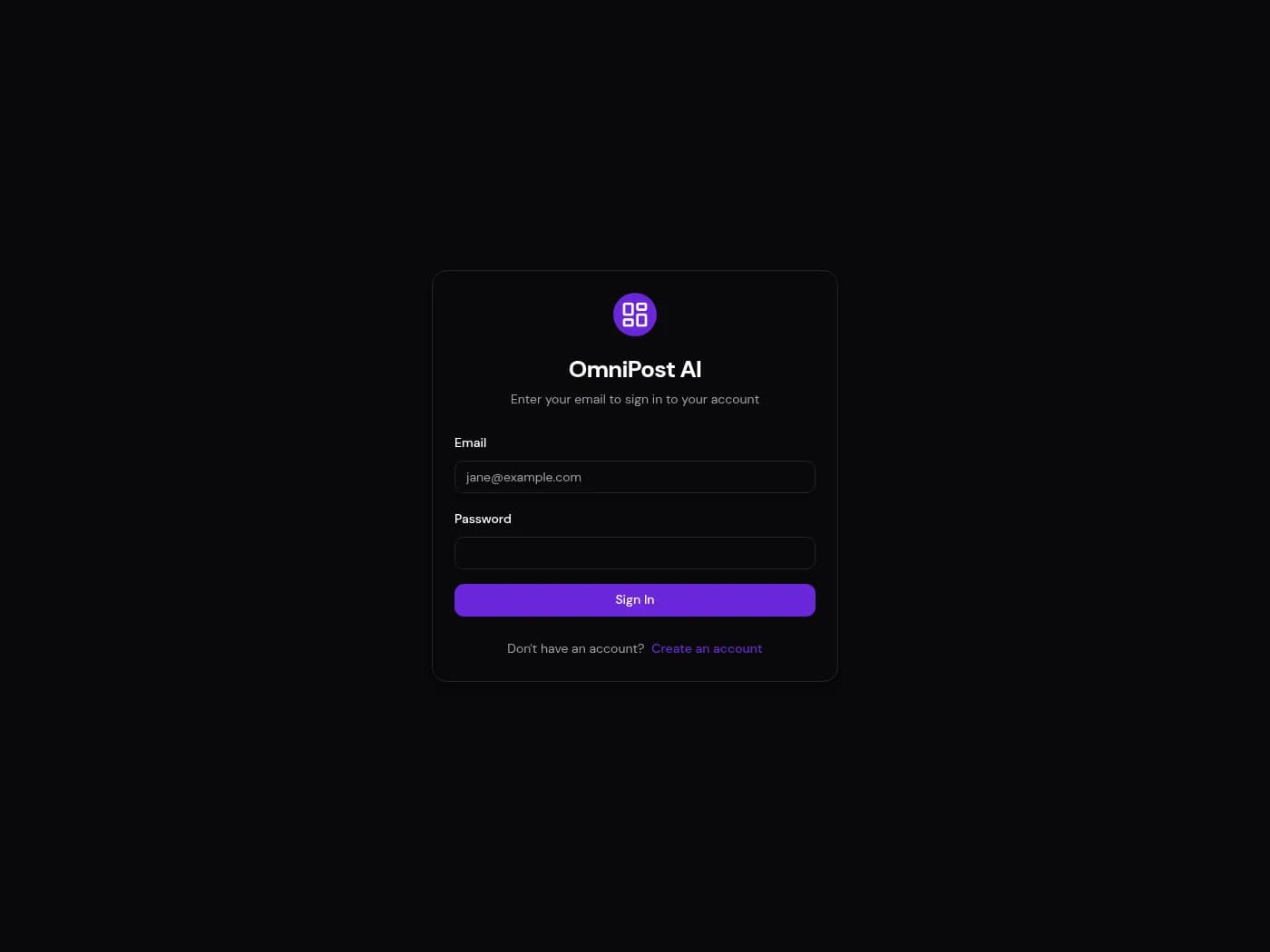 OmniPost AI Platform