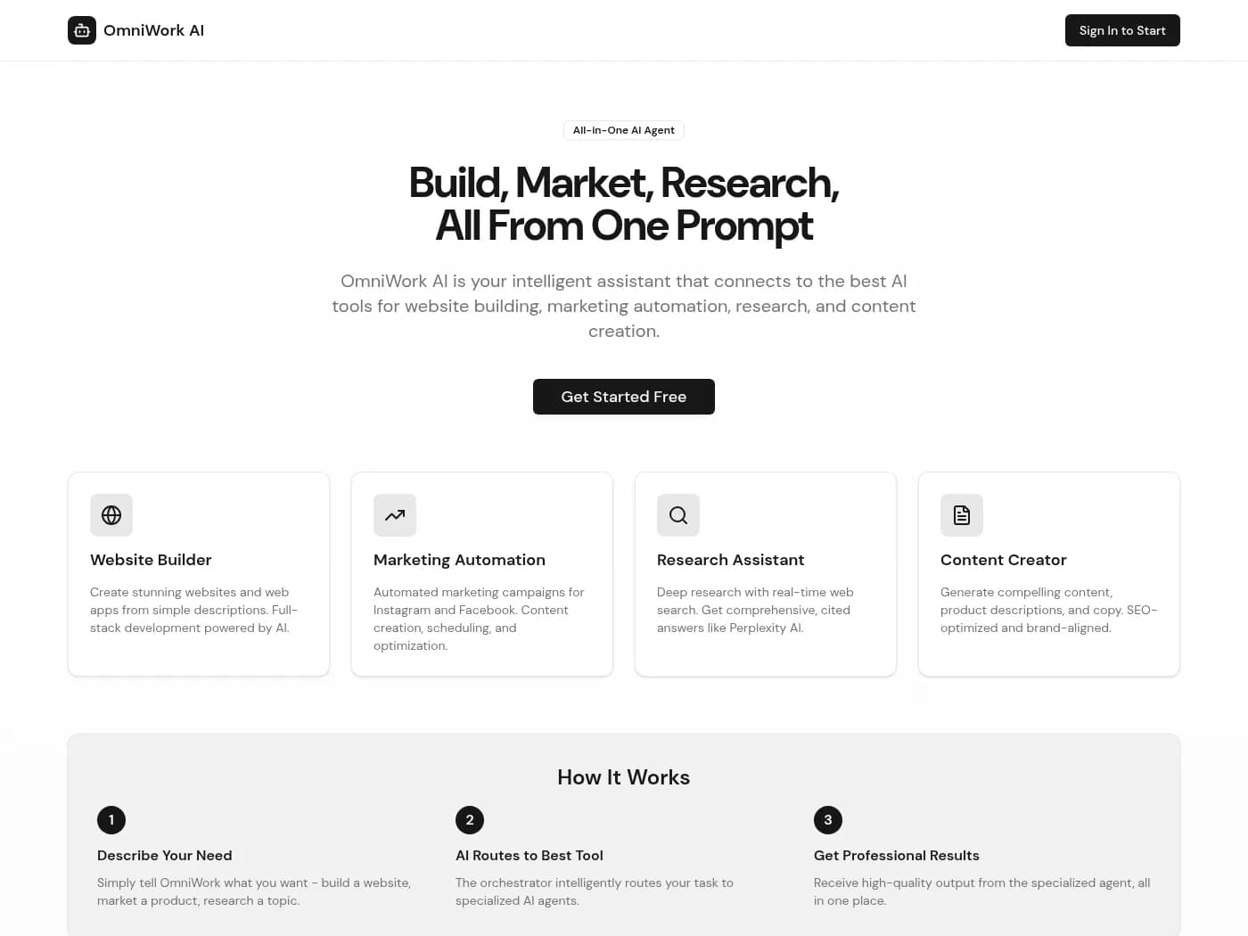 OmniWork AI Agent