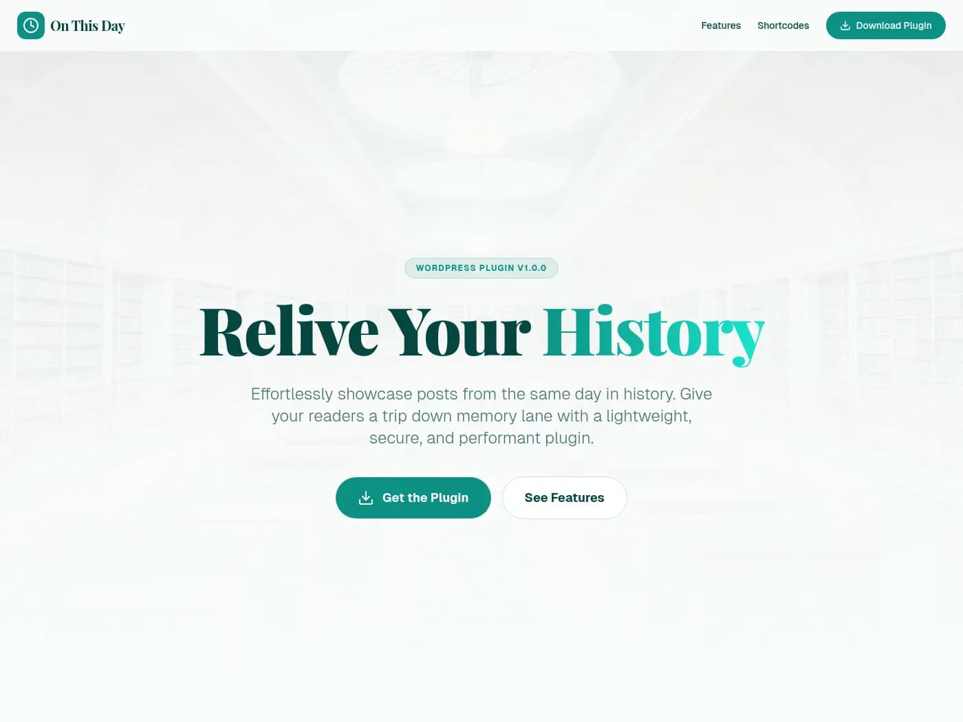On This Day WP Plugin