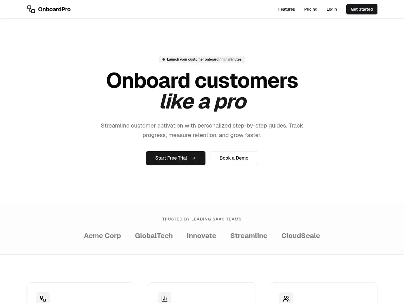 OnboardPro SaaS