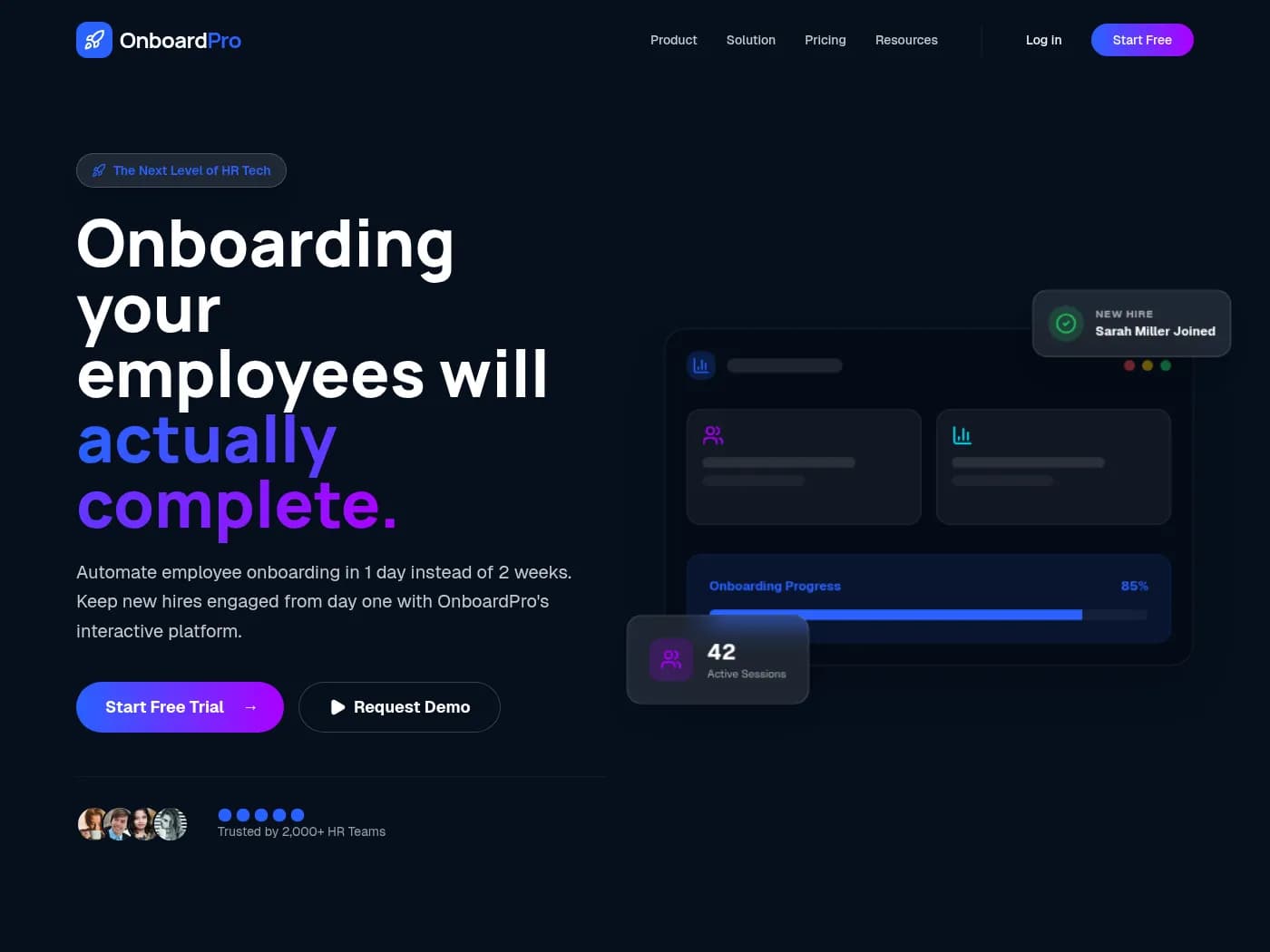 OnboardPro Landing
