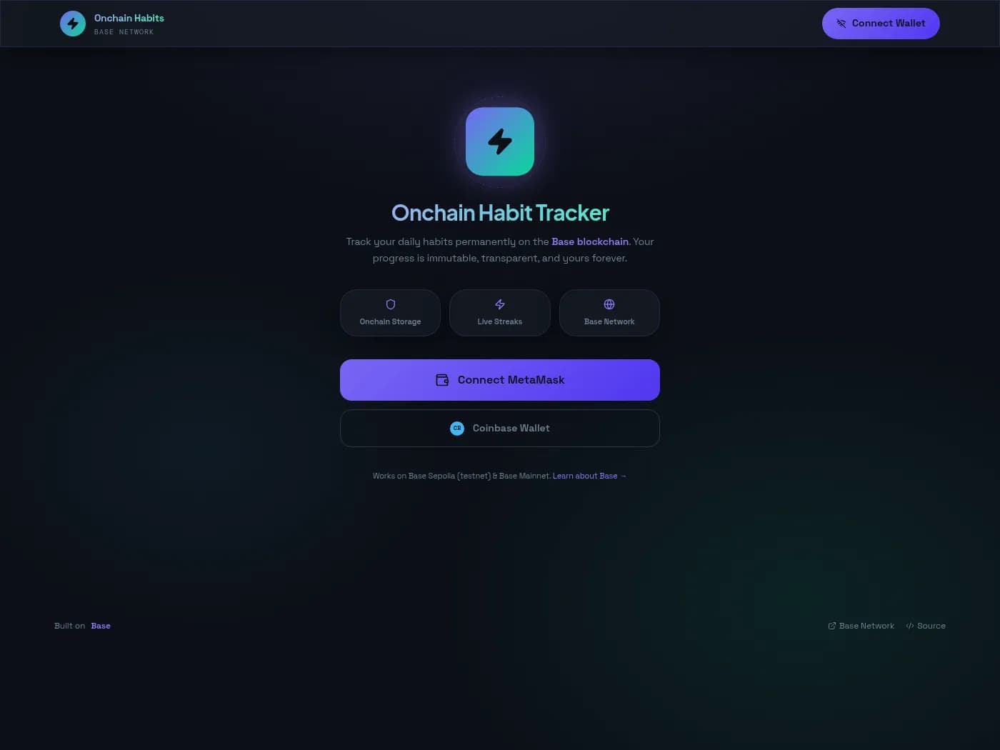 Onchain Habit Tracker