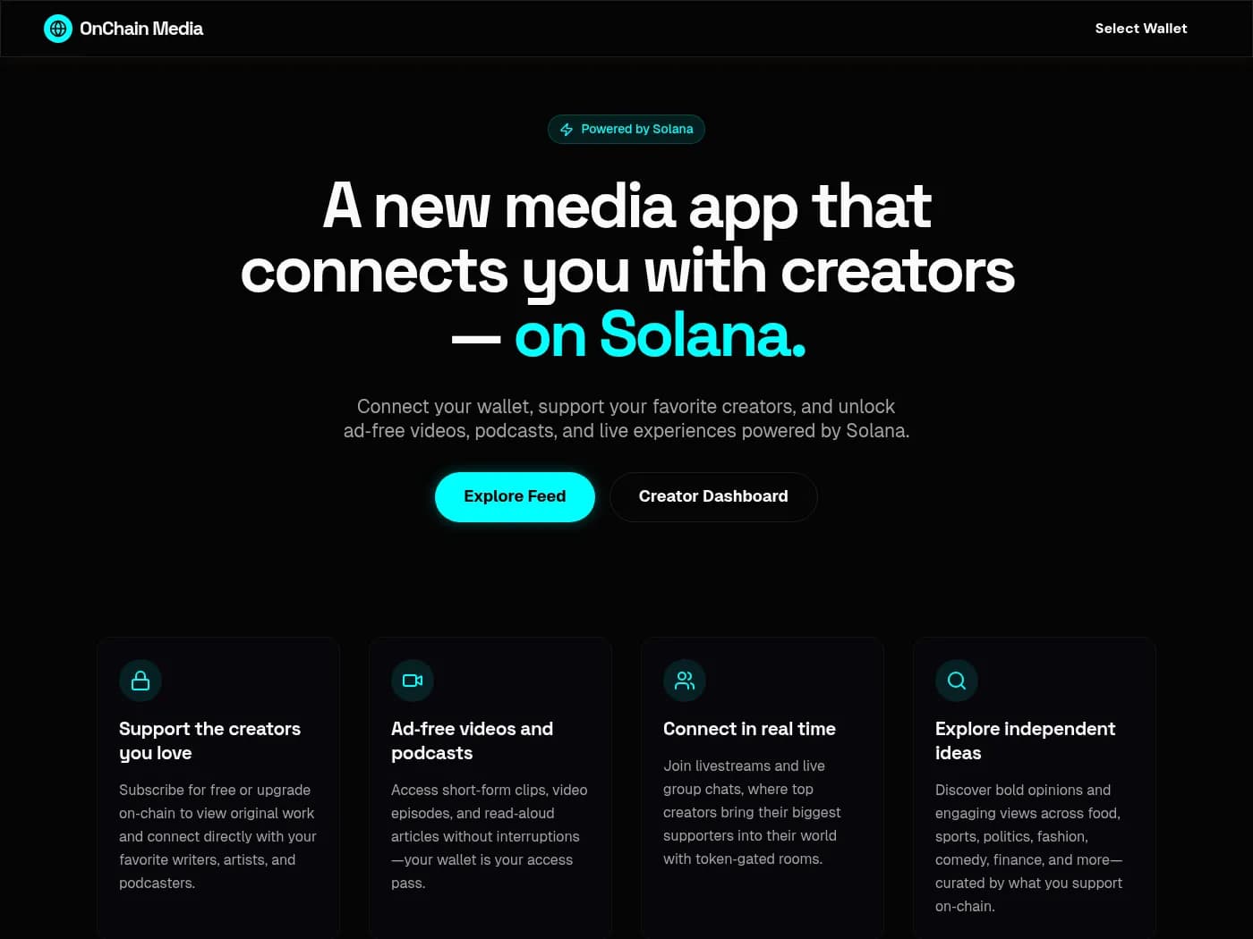 OnChain Media Hub