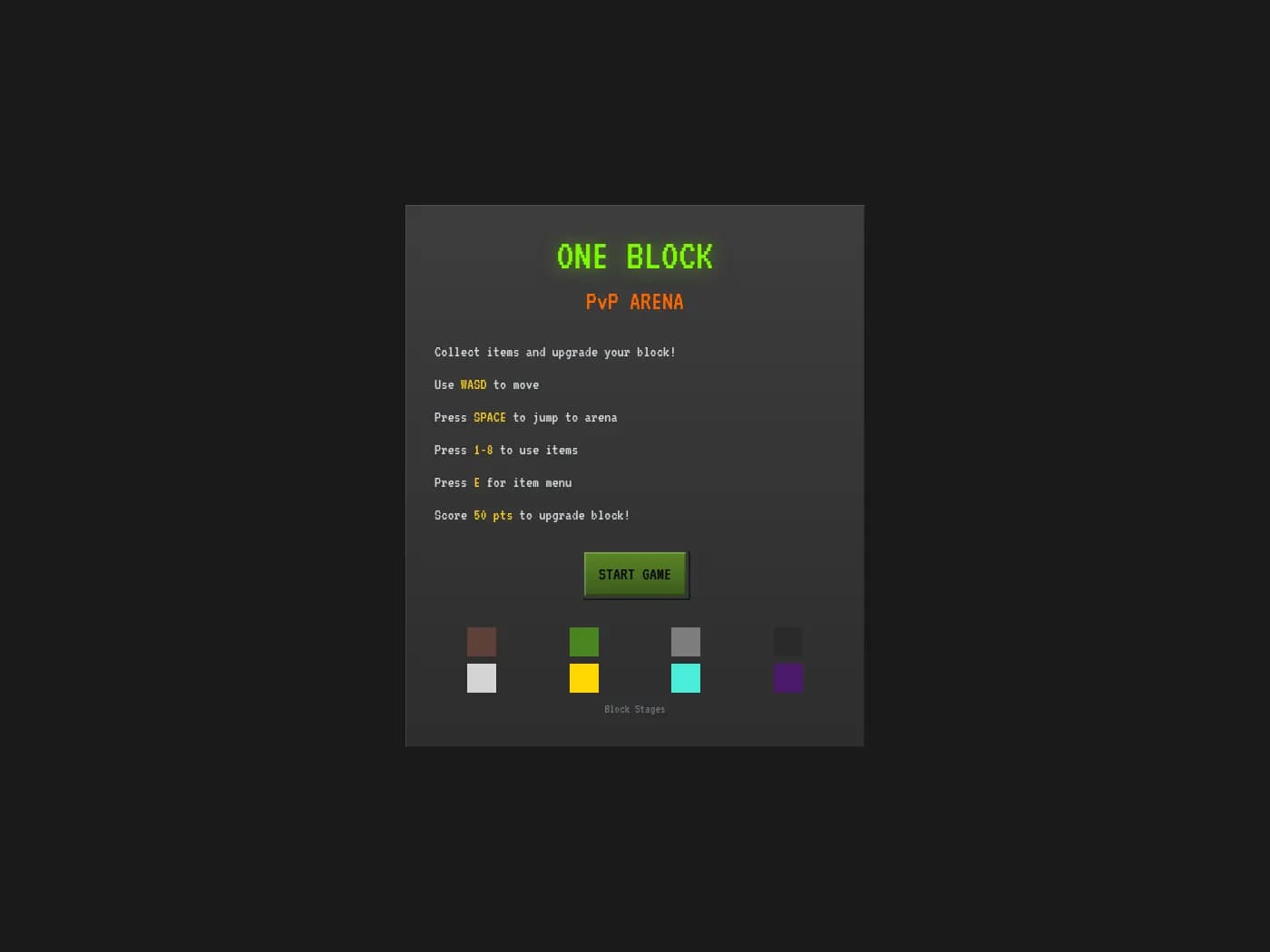 One Block PvP Arena