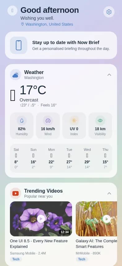 OneUI Info Brief