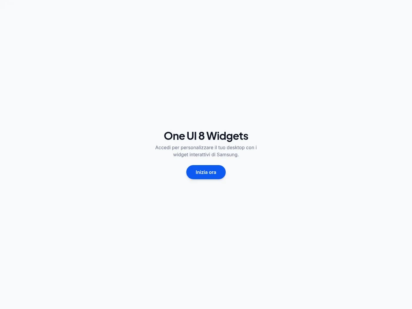 One UI 8 Widgets Hub