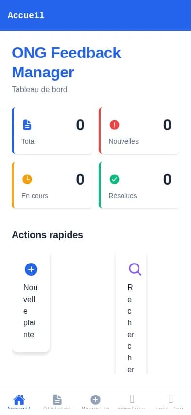ONG Feedback Manager