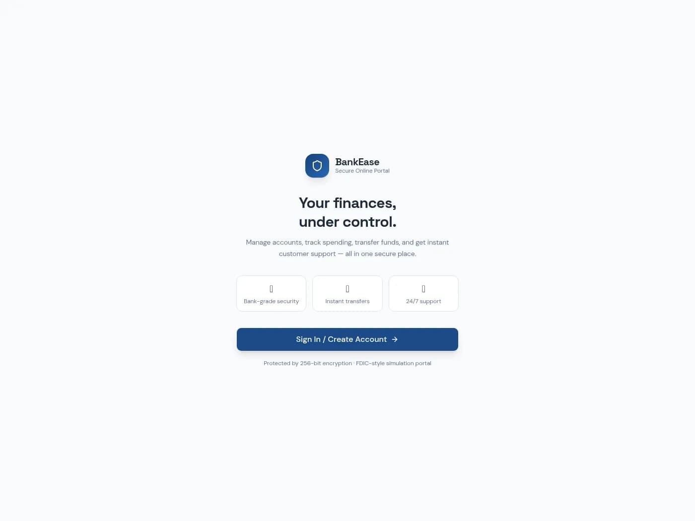 BankEase Portal