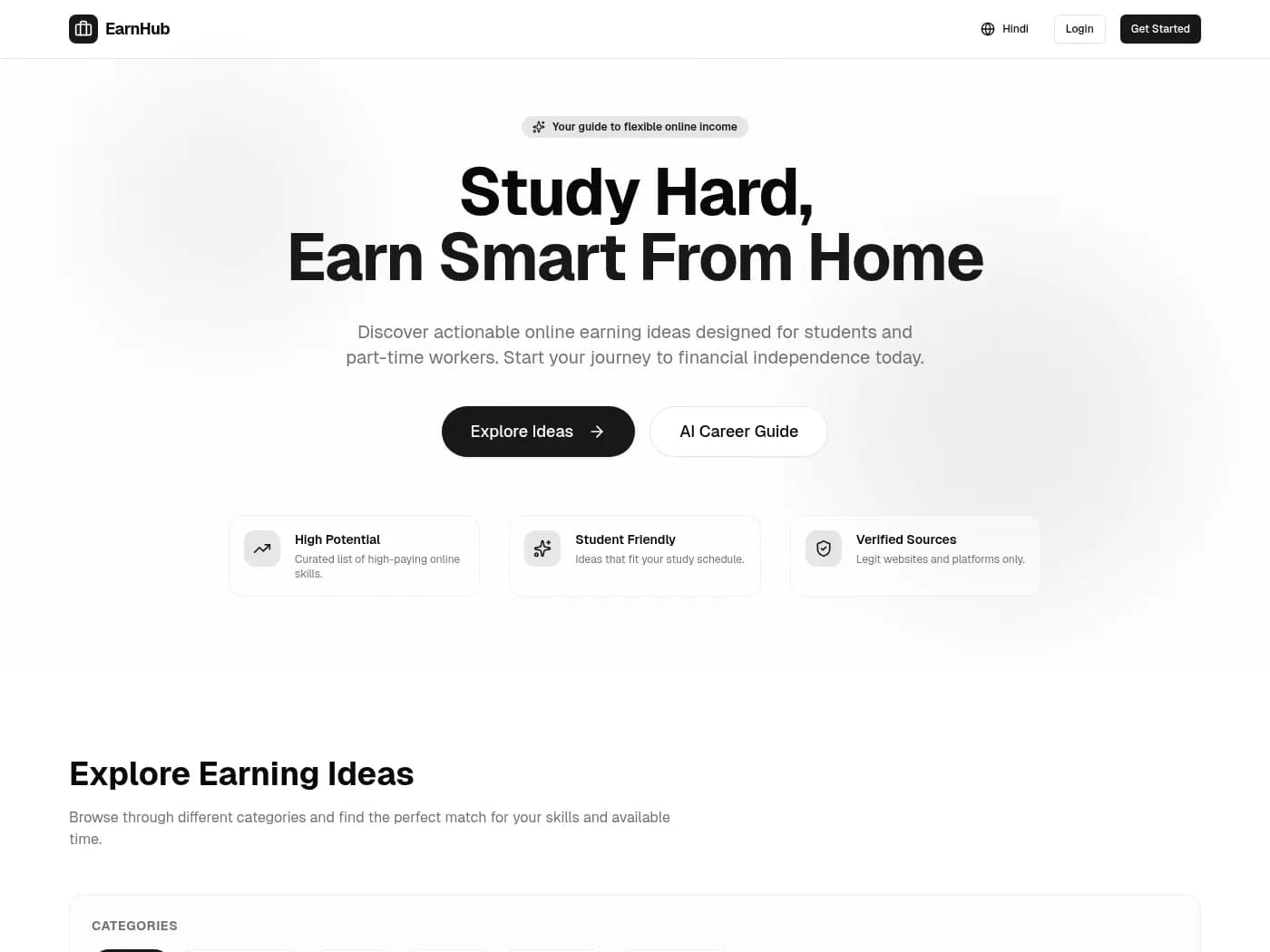 WorkFromHome Ideas Hub