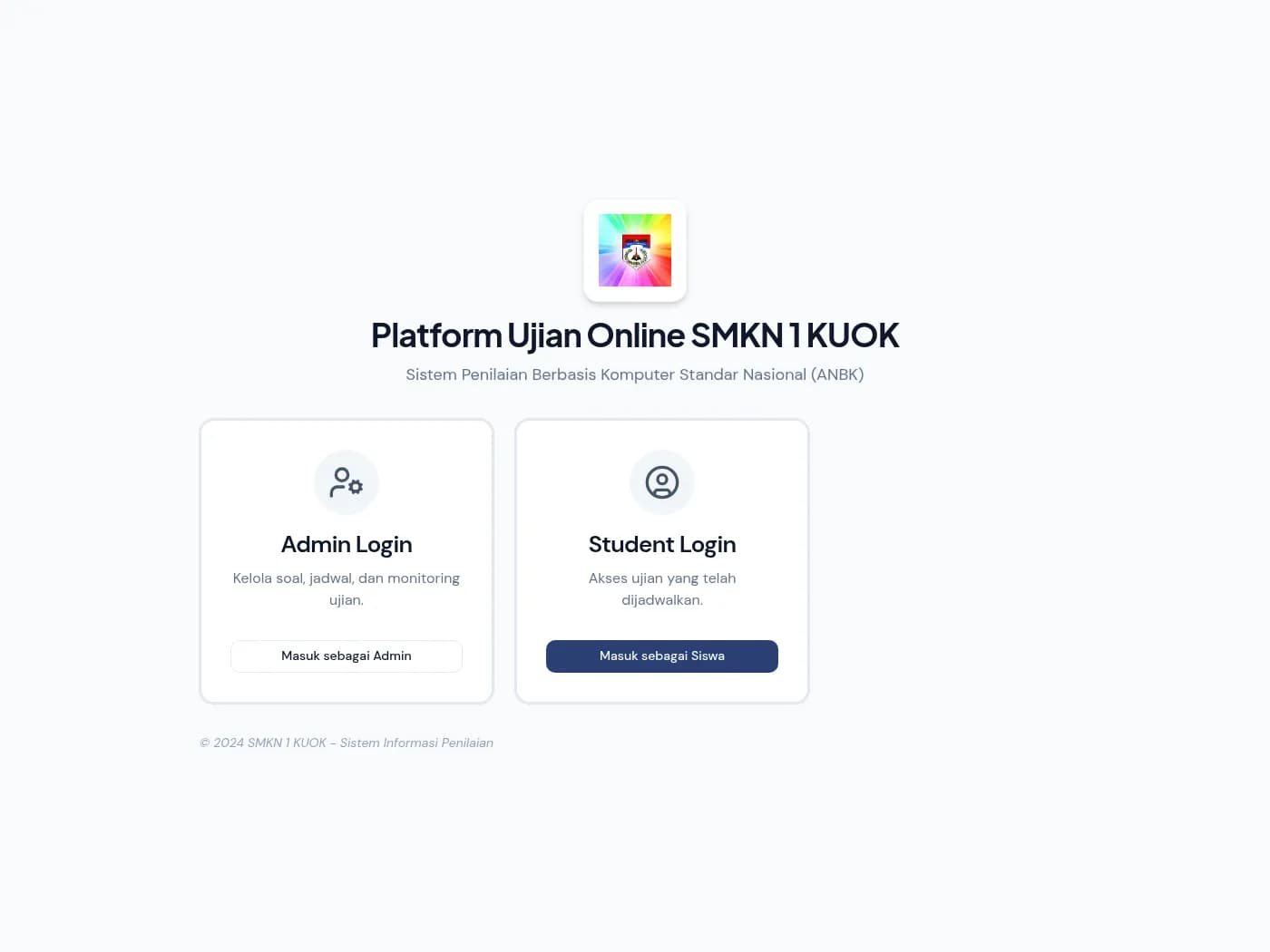 ANBK-Style Online Exam App