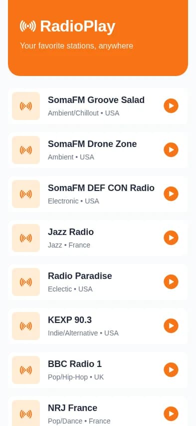 RadioPlay App