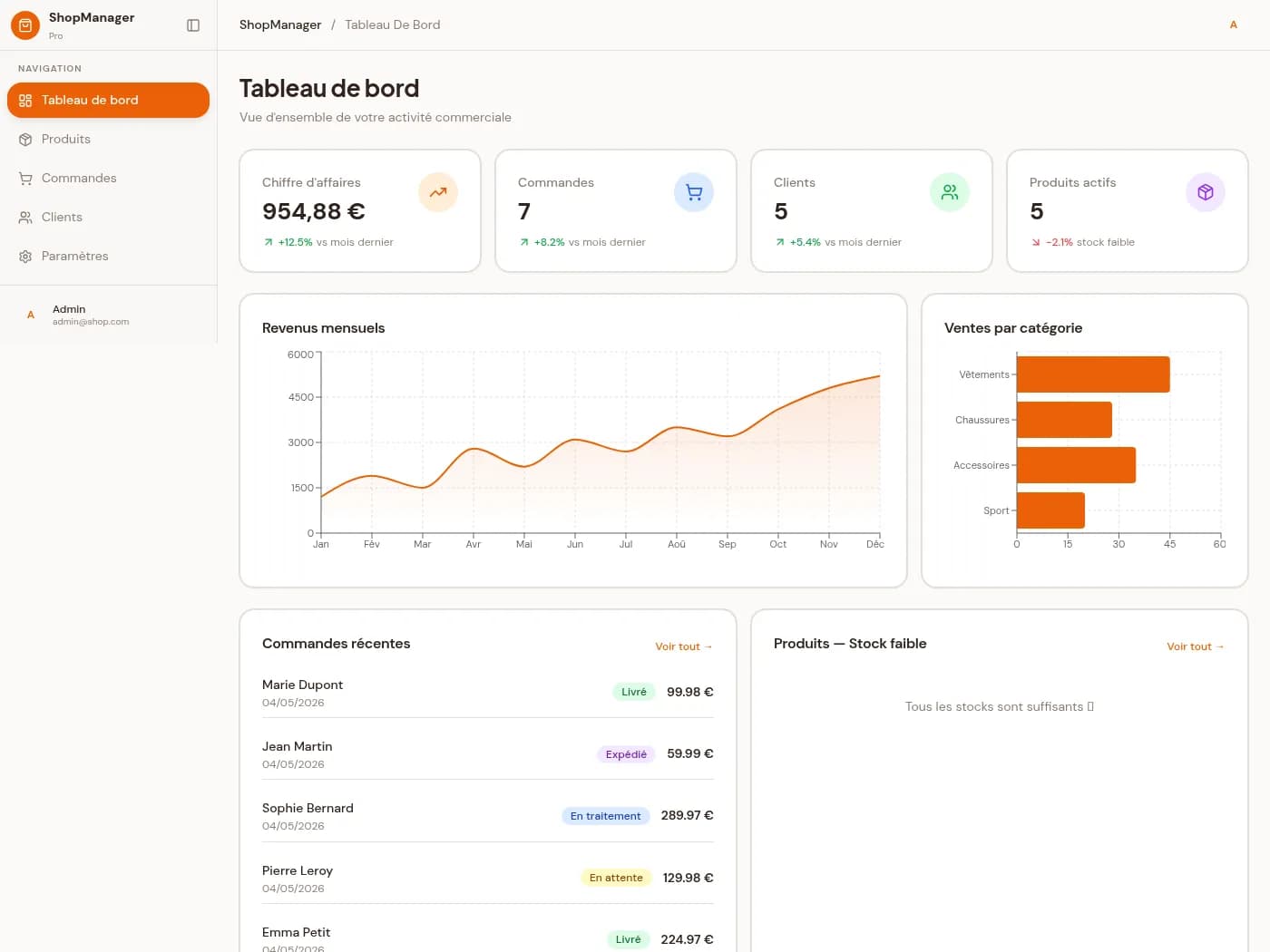 Online Sales App