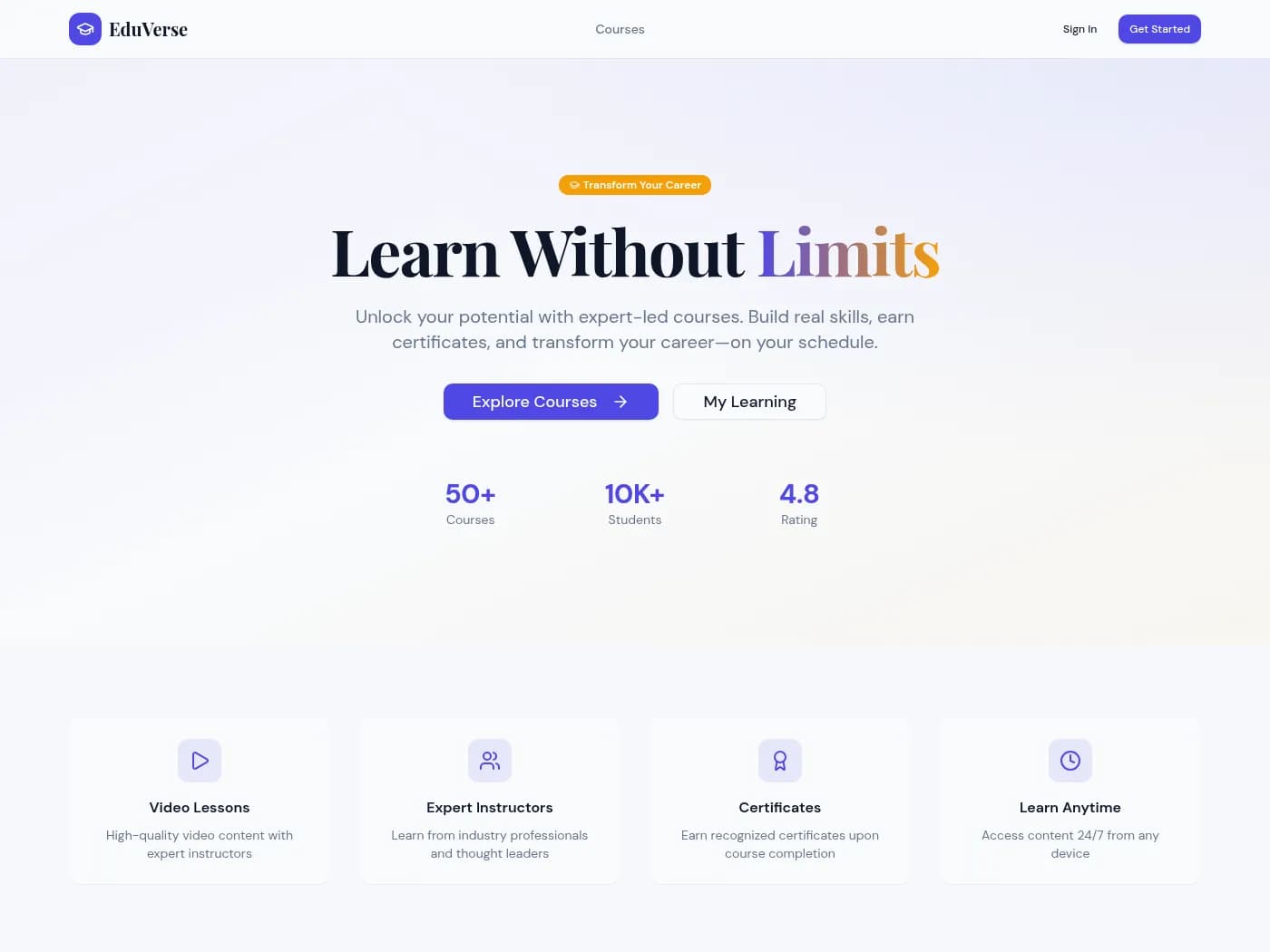 EduVerse Online School