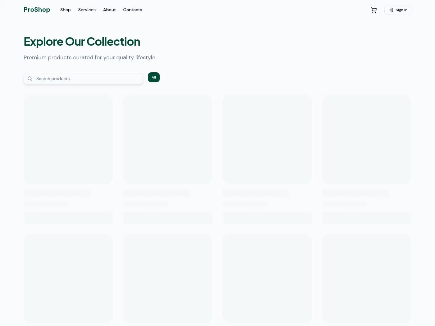 ProShop Online Store