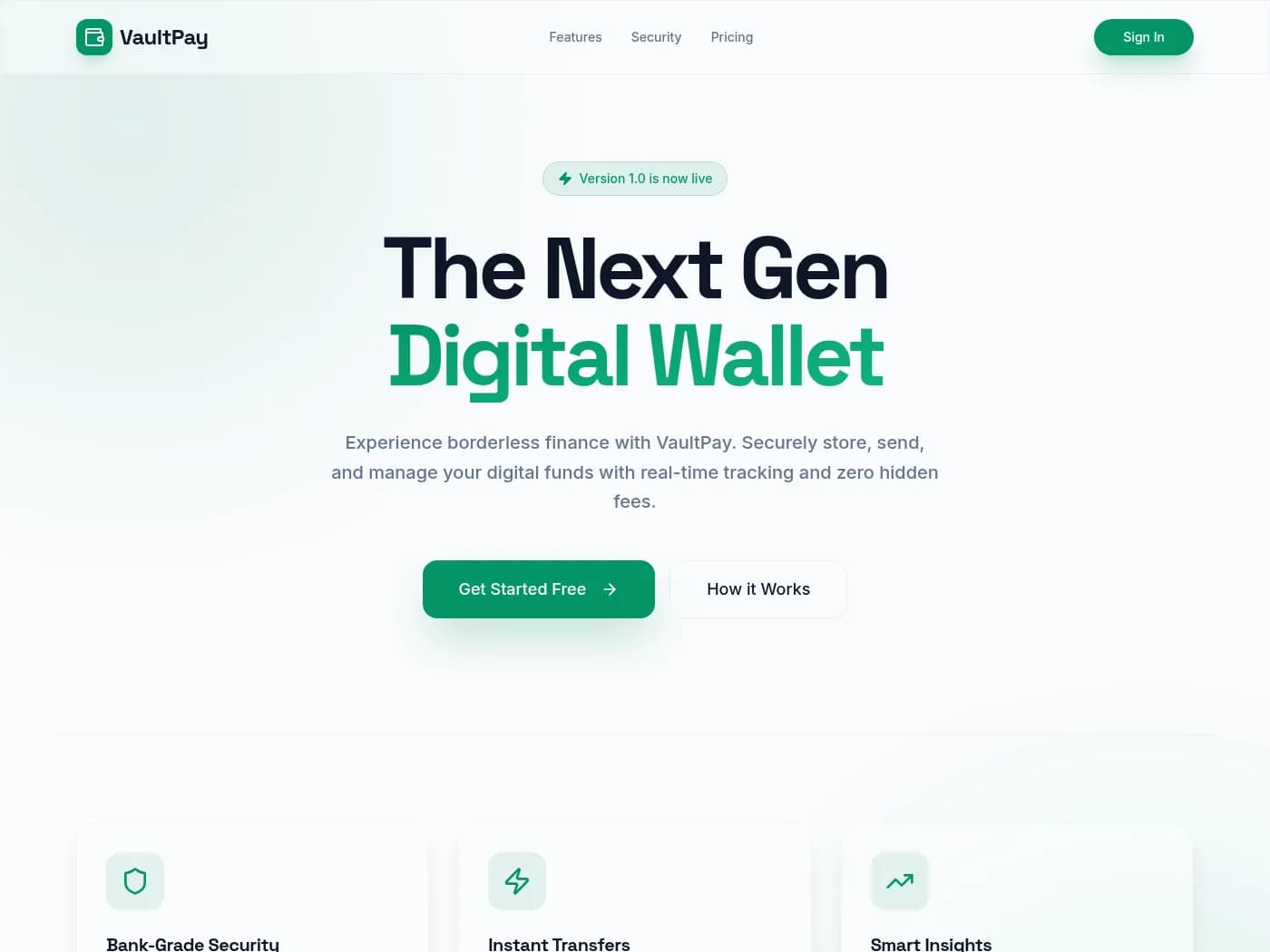 VaultPay Wallet