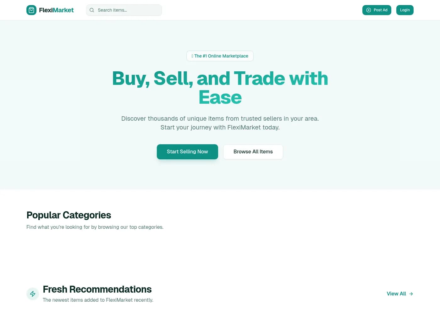 FlexiMarket Online Bazaar