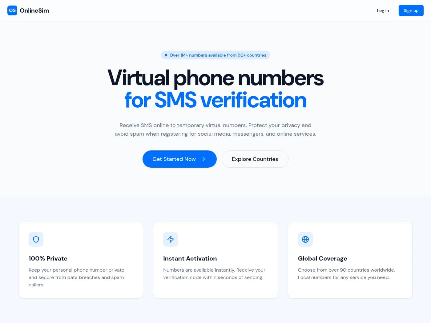 OnlineSim Clone