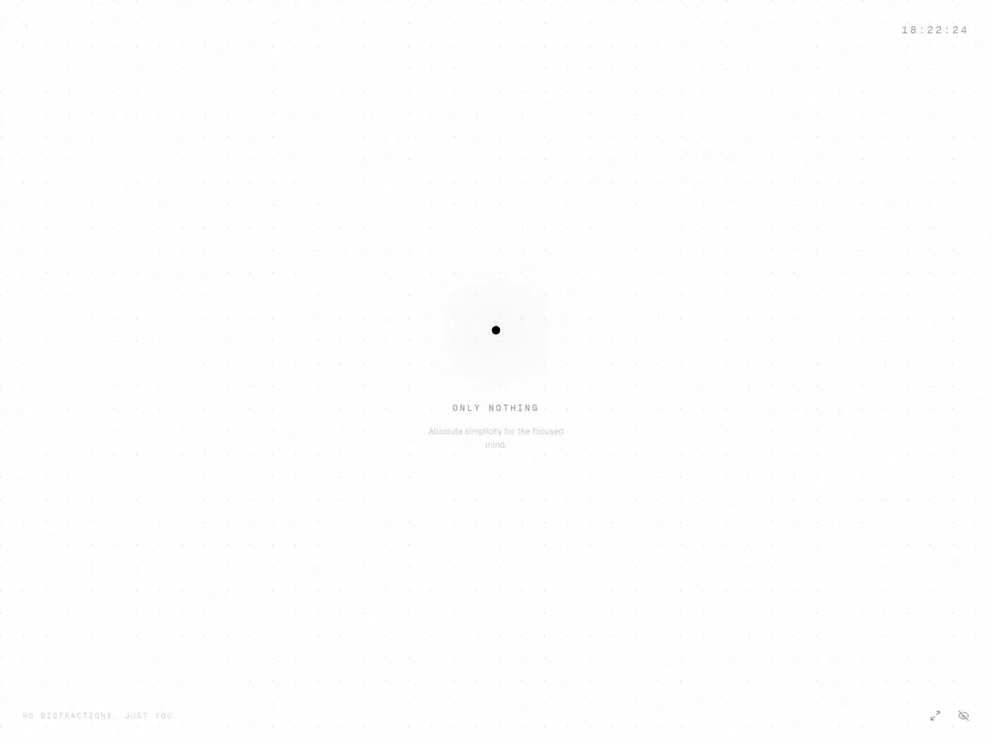 Only Nothing App
