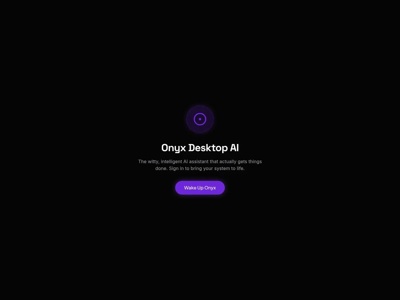 Onyx AI Desktop Assistant