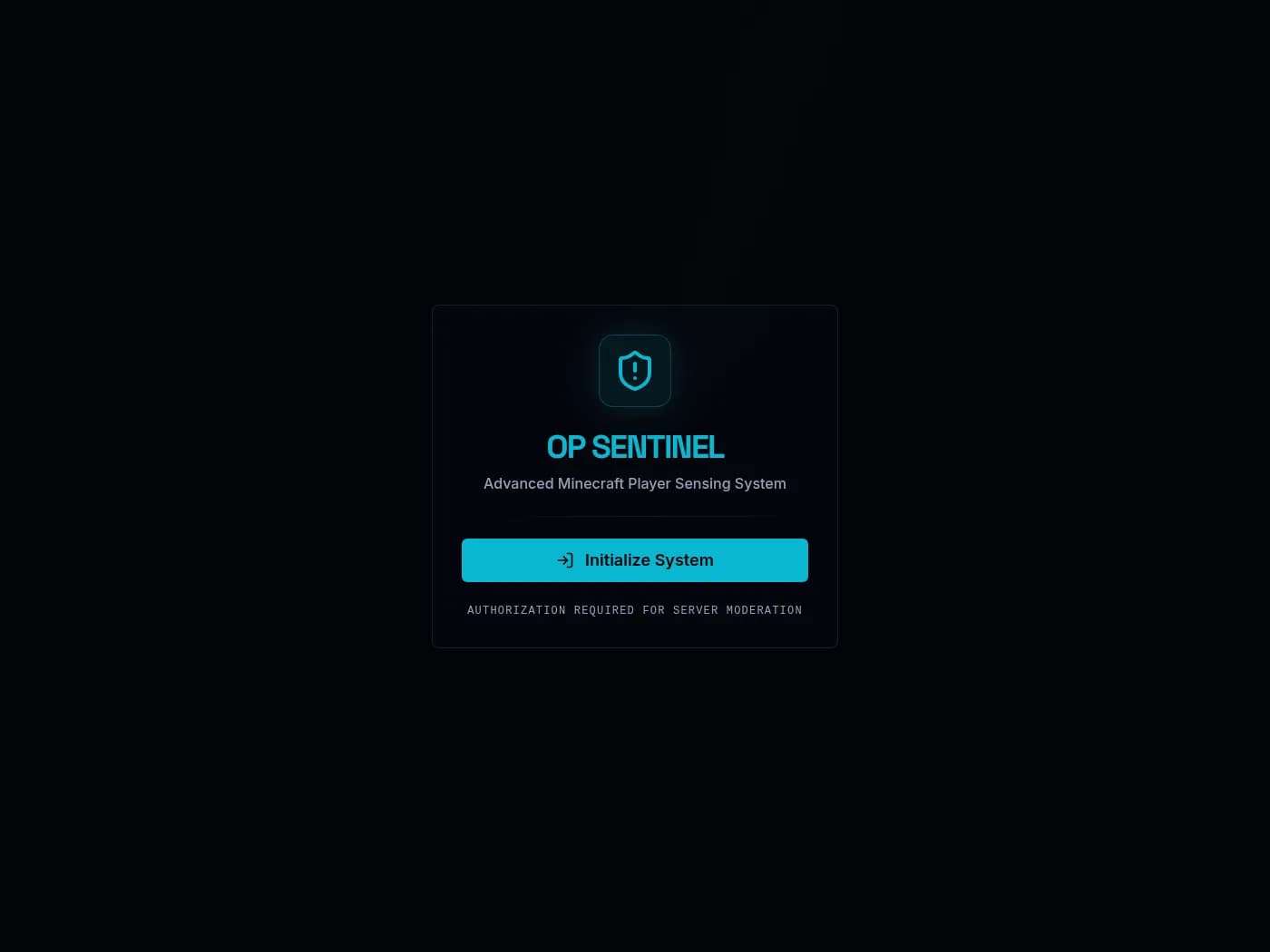 OP Sentinel for Minecraft