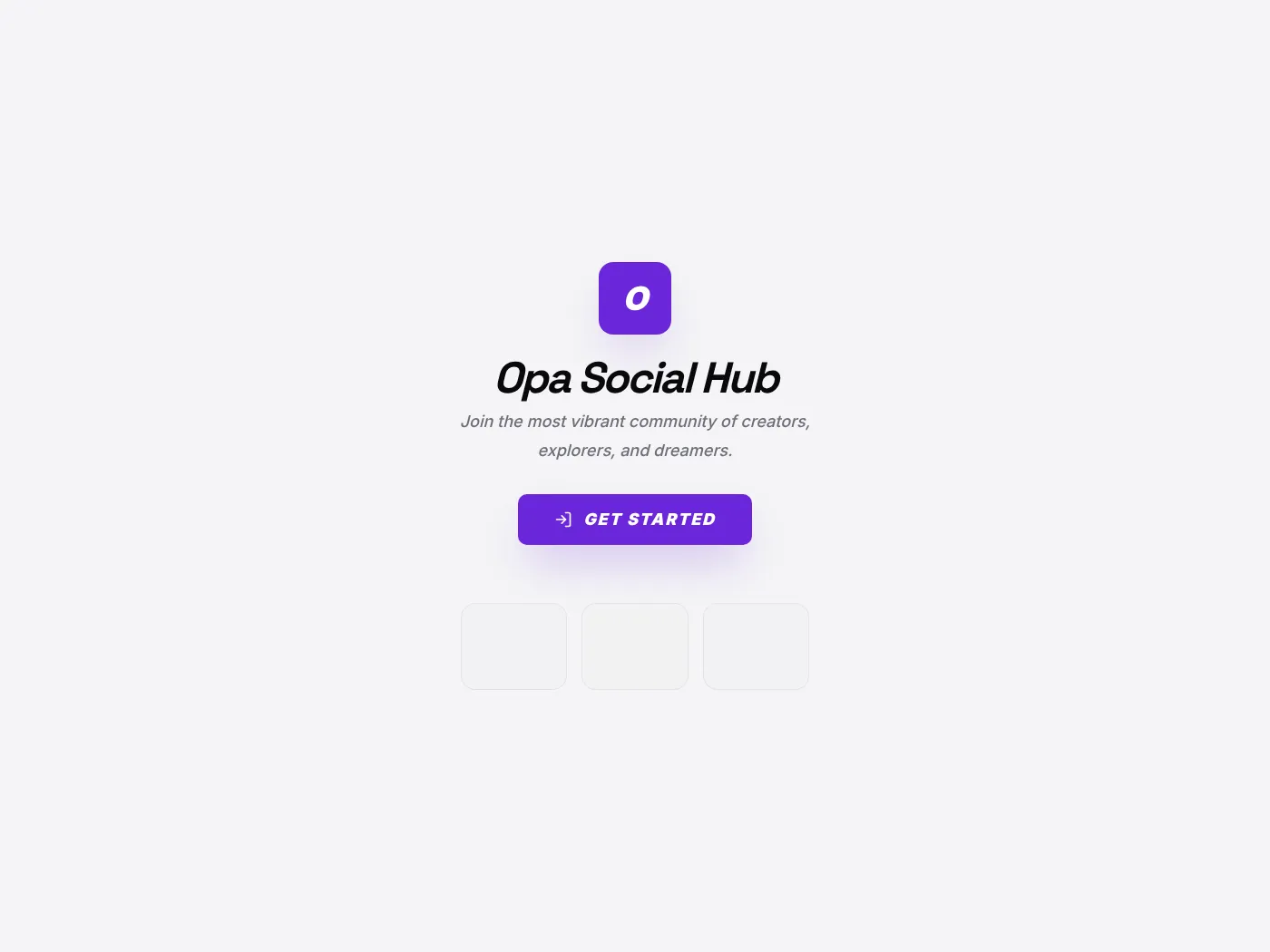 Opa Social Hub