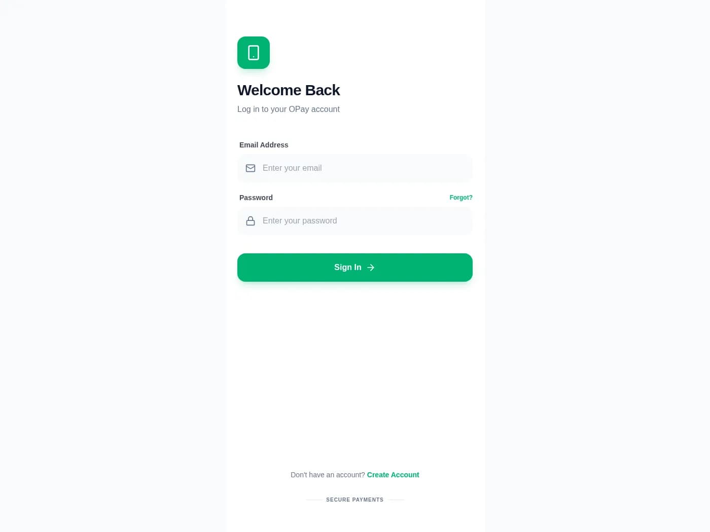 Opay Pay Clone