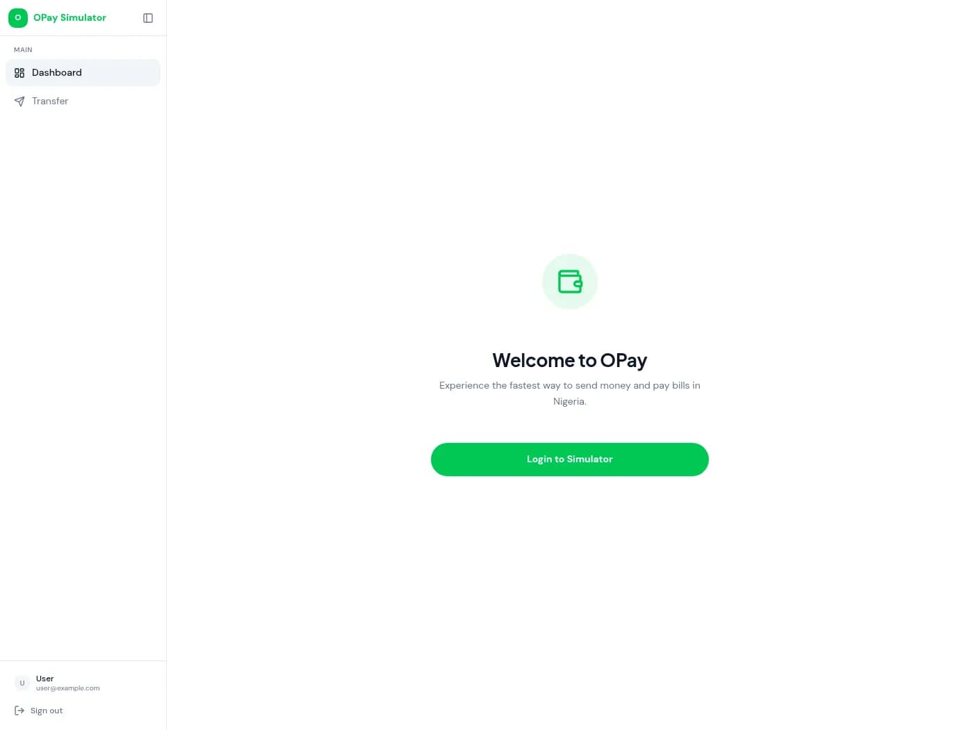 Opay Simulator Pro