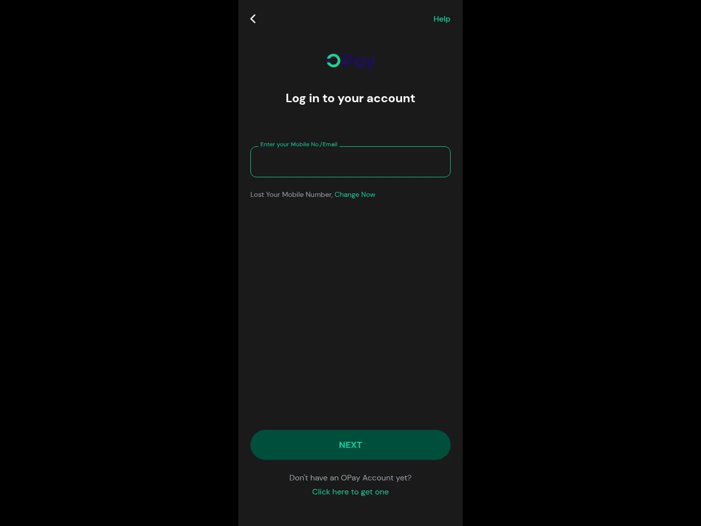 Opay Fintech Web App