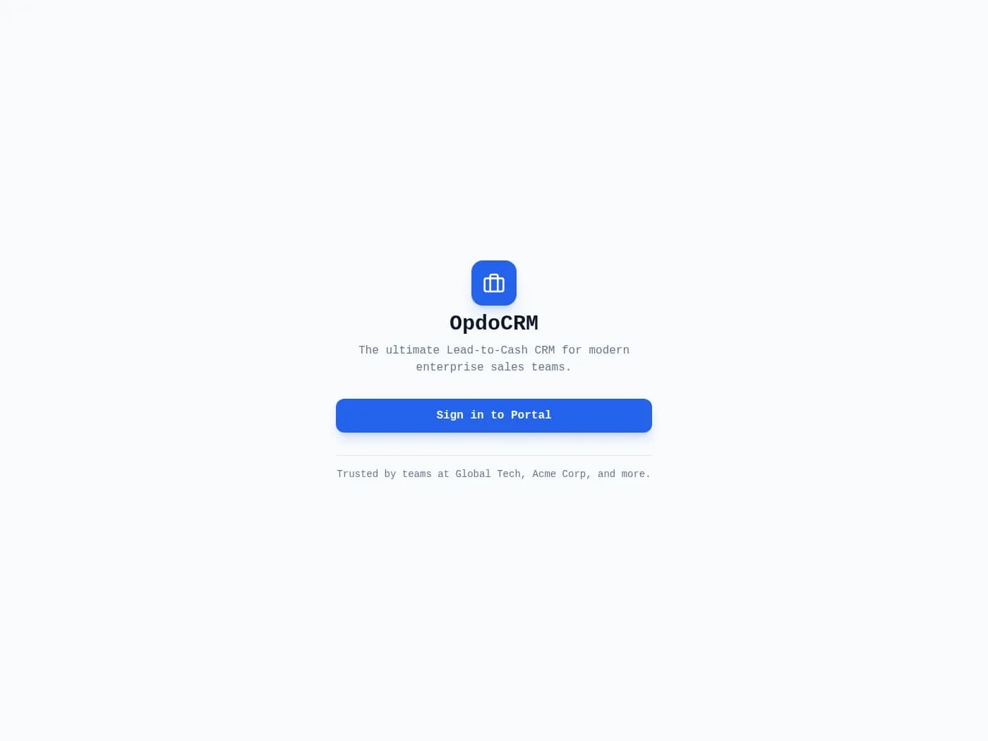 OpdoCRM Reimagined