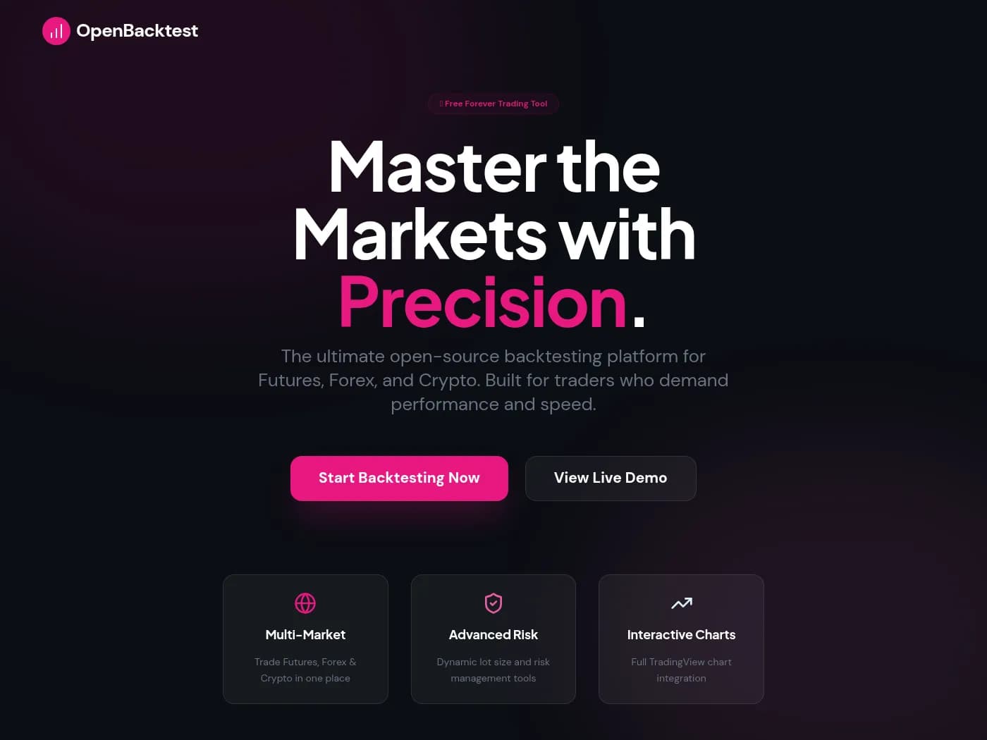 Open Backtest Platform