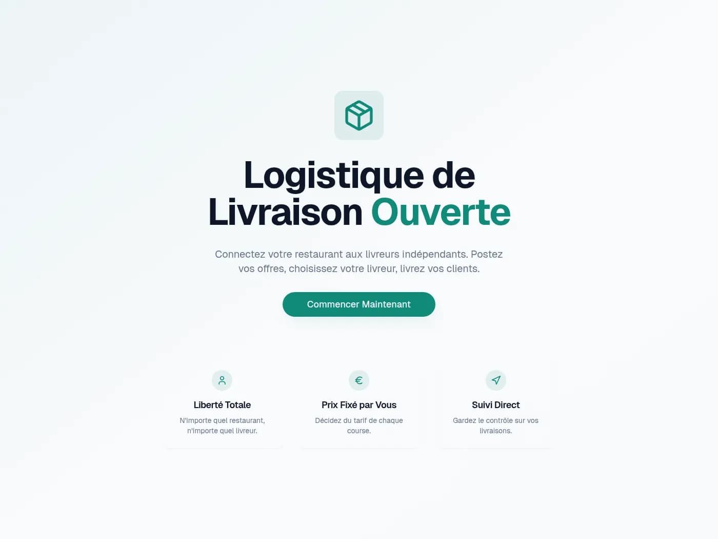 Open Food Delivery Hub