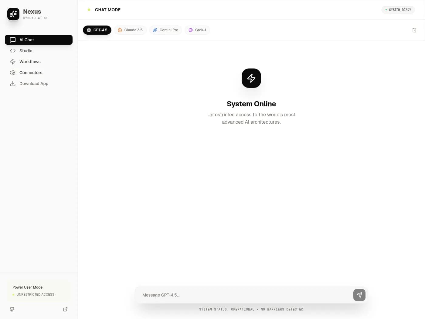 OpenAI Claude Hybrid Chat
