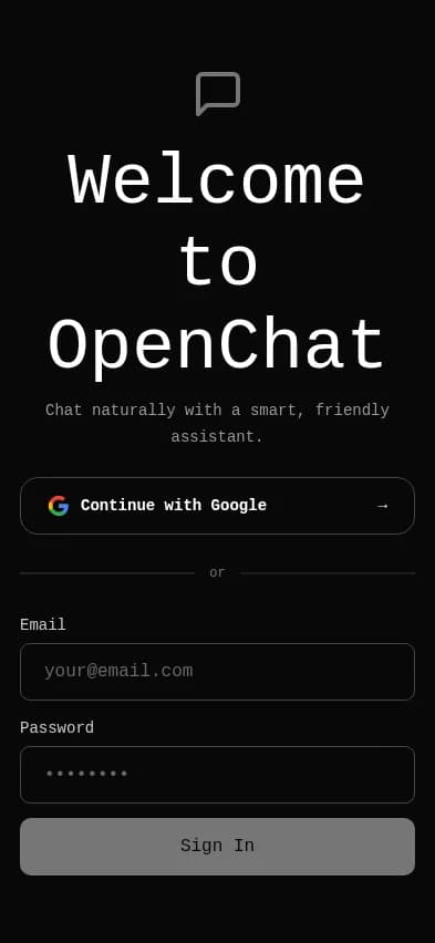 OpenChat Assistant