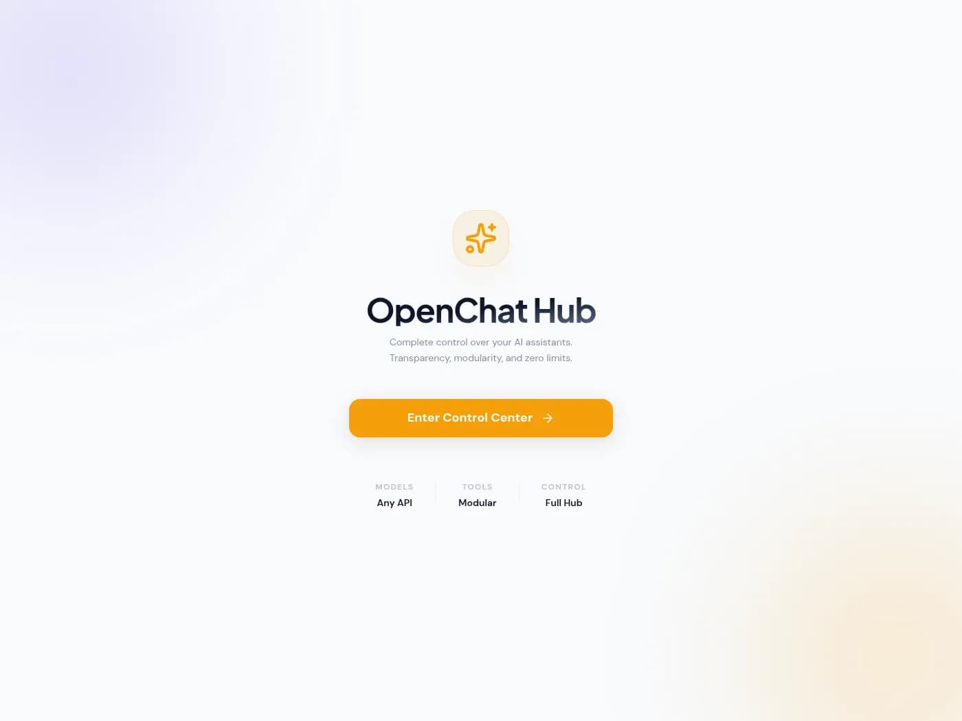 OpenChat Control Hub