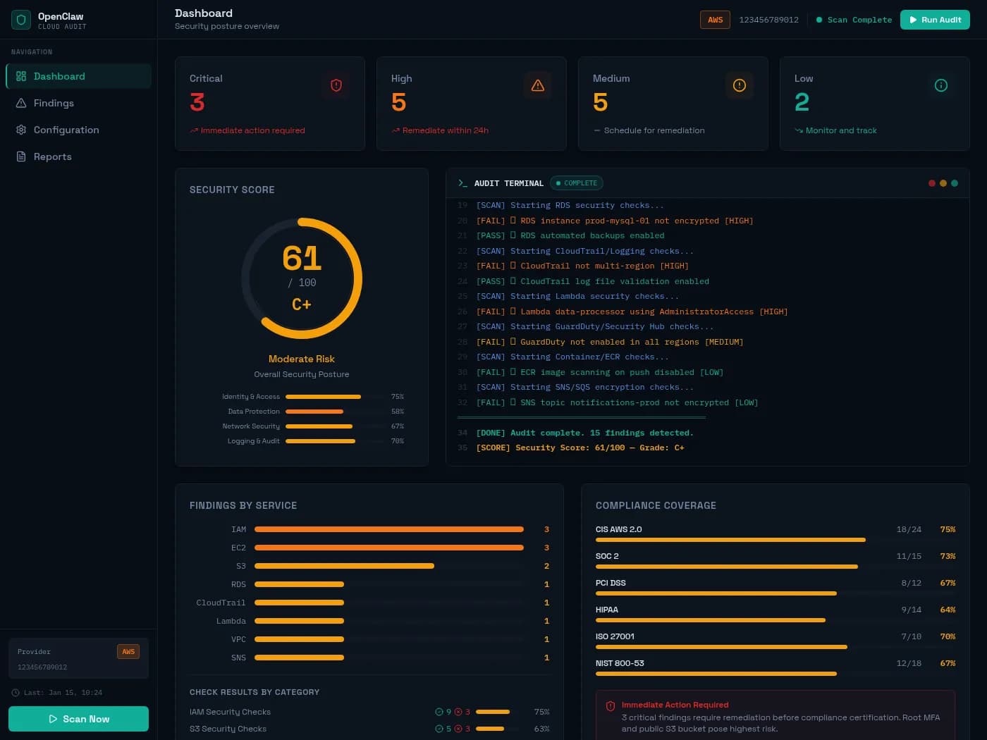 OpenClaw Audit Tool