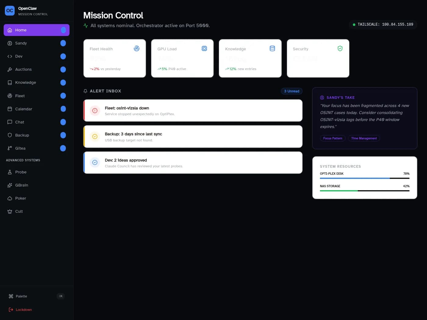 OpenClaw Mission Control